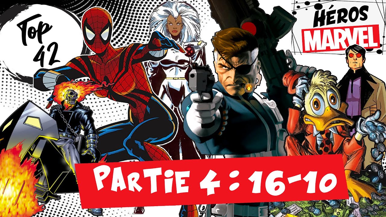 Top 42 des Héros de Marvel Comics - Partie 4 - LesComics.fr