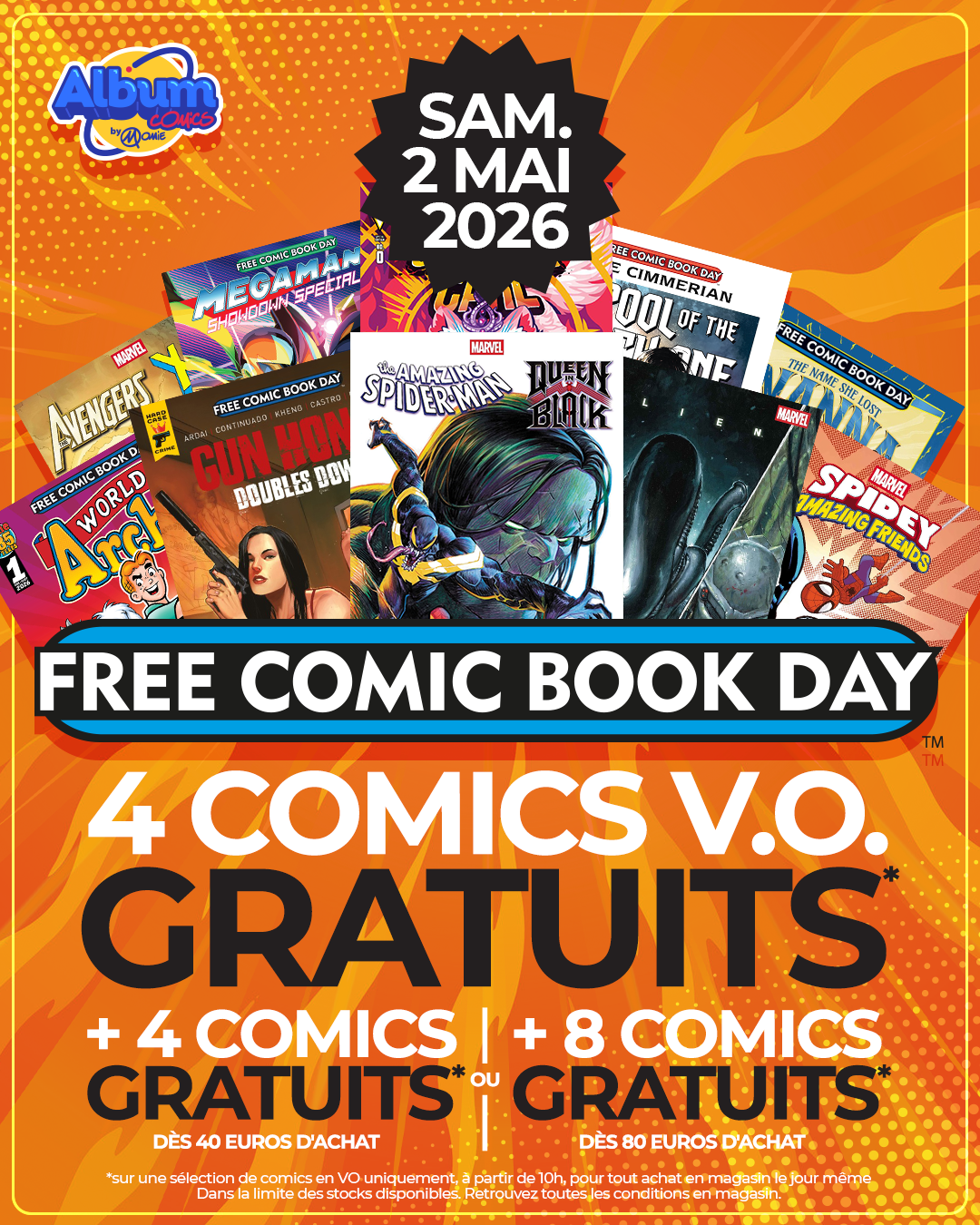FCBD 2026 chez Album Comics / Momie Paris - LesComics.fr